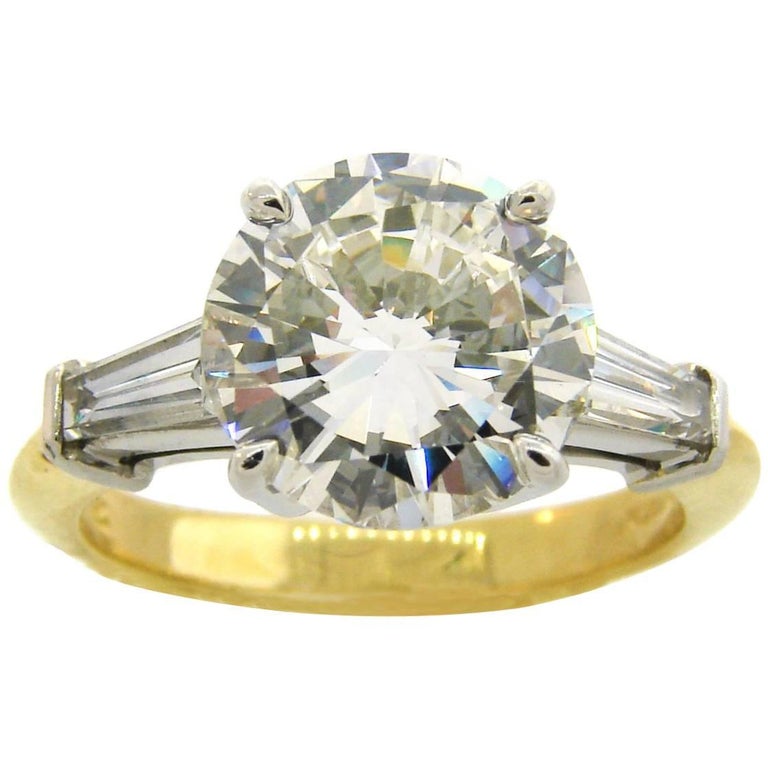 Tiffany and Co. 3.04 Carat GIA H/VS1 Diamond Ring For Sale at 1stDibs