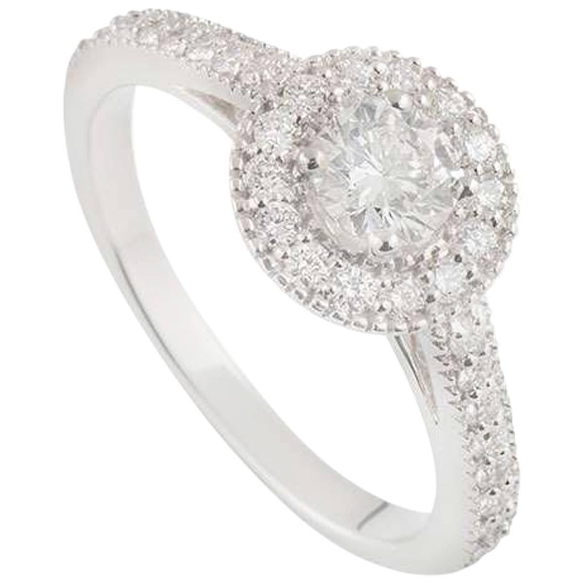 Bulgari Round Diamond Engagement Ring 0.49 Carat at 1stDibs | bulgari ...