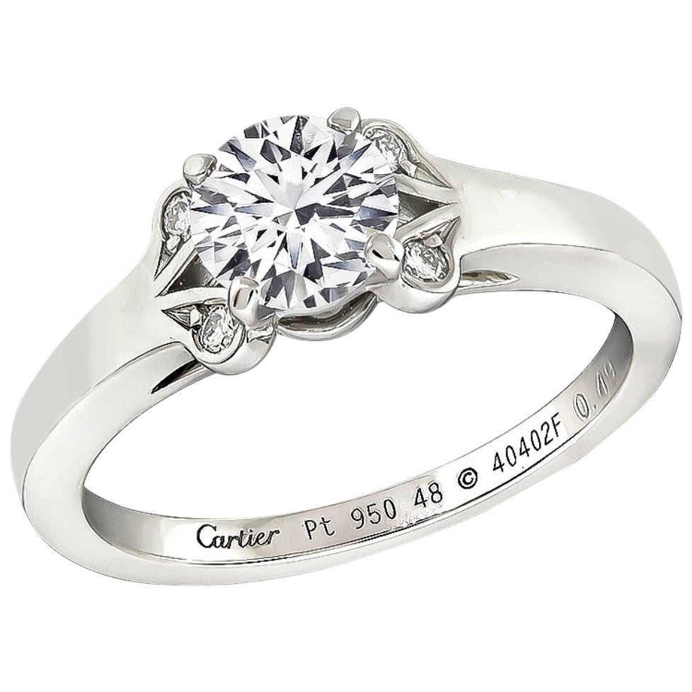 Cartier Diamond Ring, 5.15 carats at 1stDibs