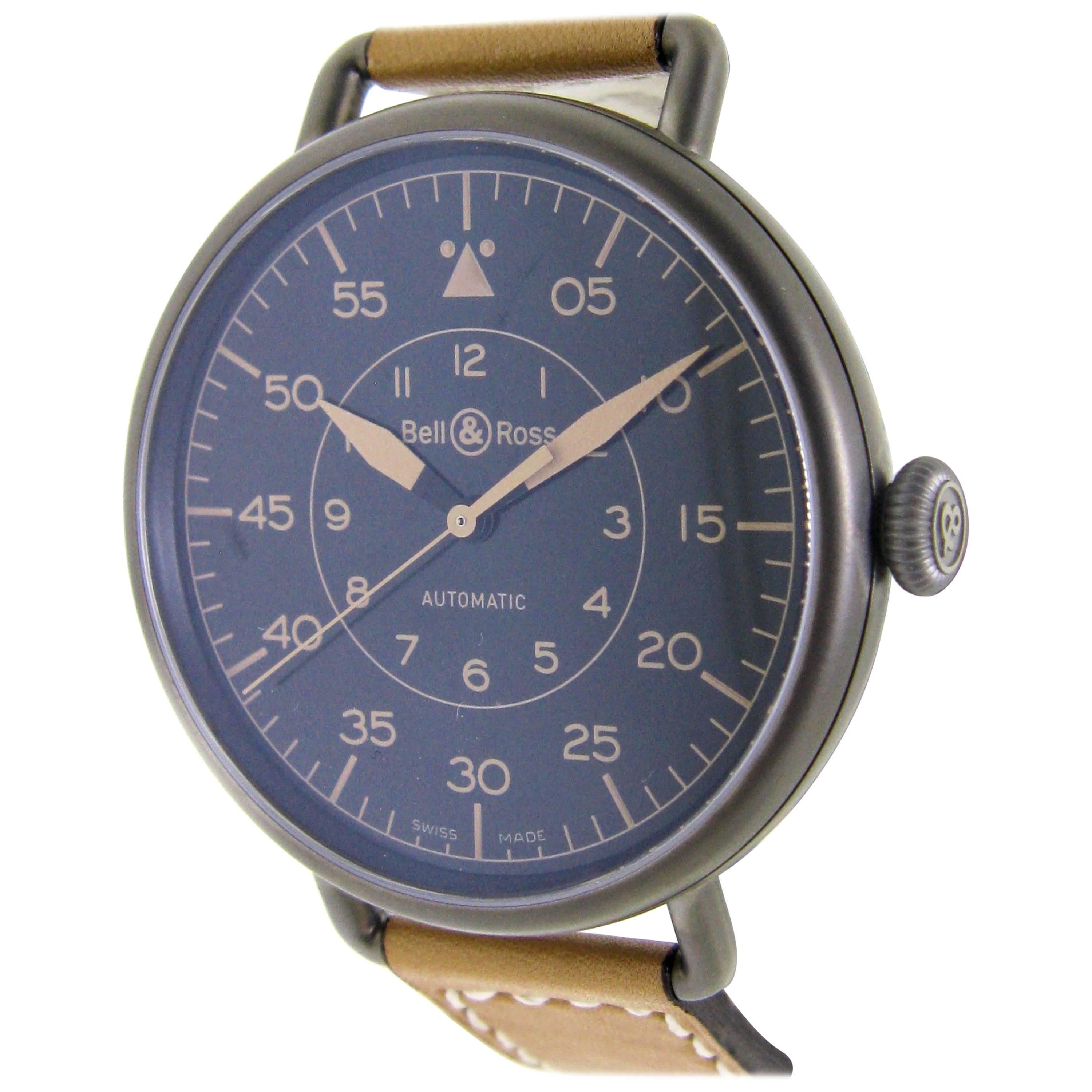 Bell and Ross Stainless Steel WW1 Vintage Automatic Wristwatch For Sale ...
