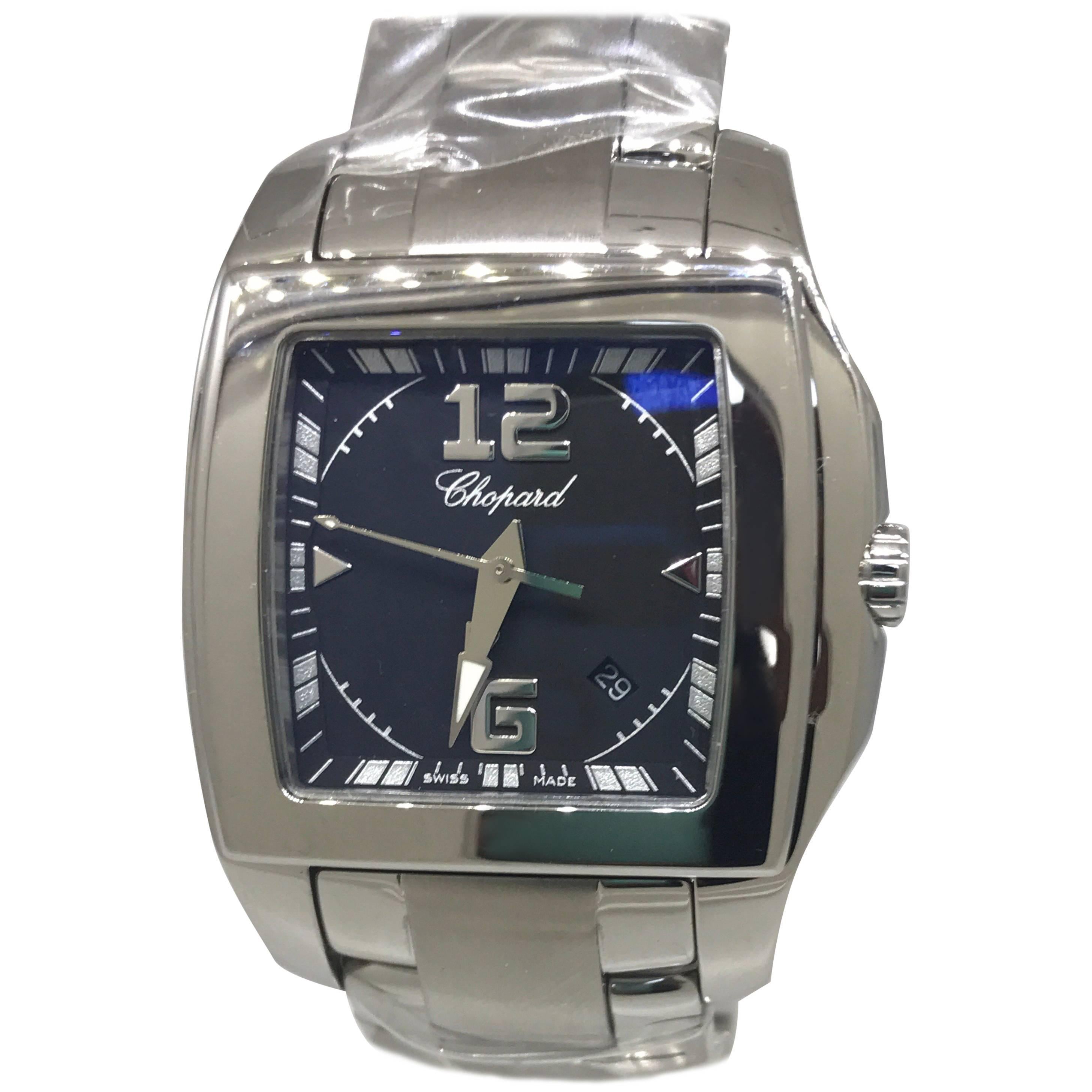 Chopard Two O Ten Steel Automatic Chronograph Black Dial Bracelet ...