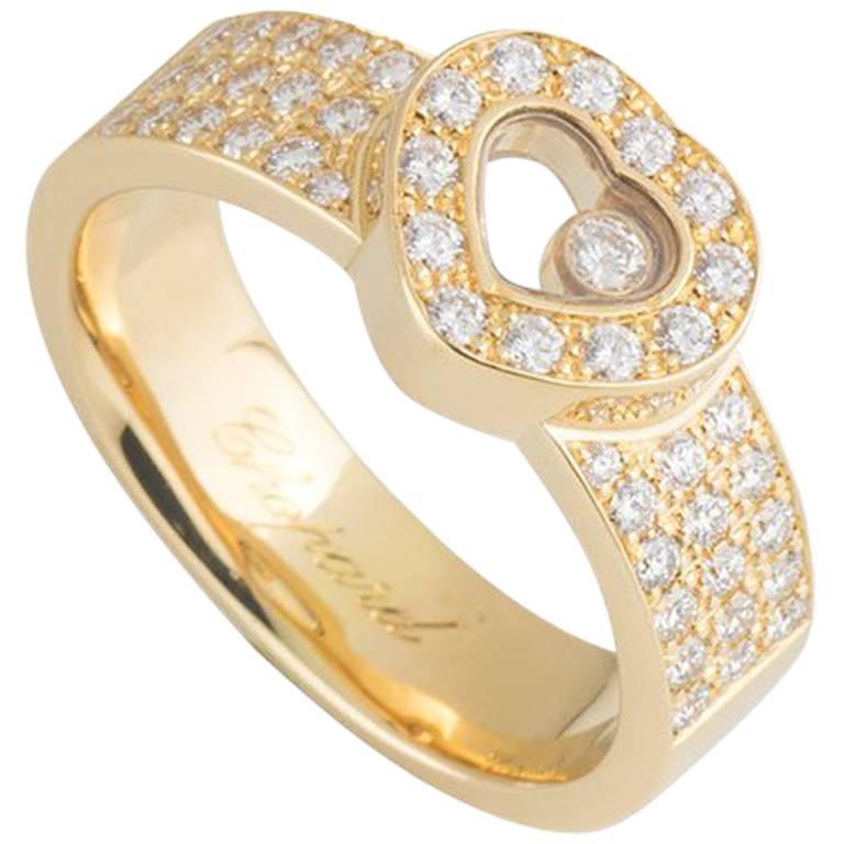 Chopard Happy Diamonds Ring at 1stDibs | chopard floating diamond ring ...