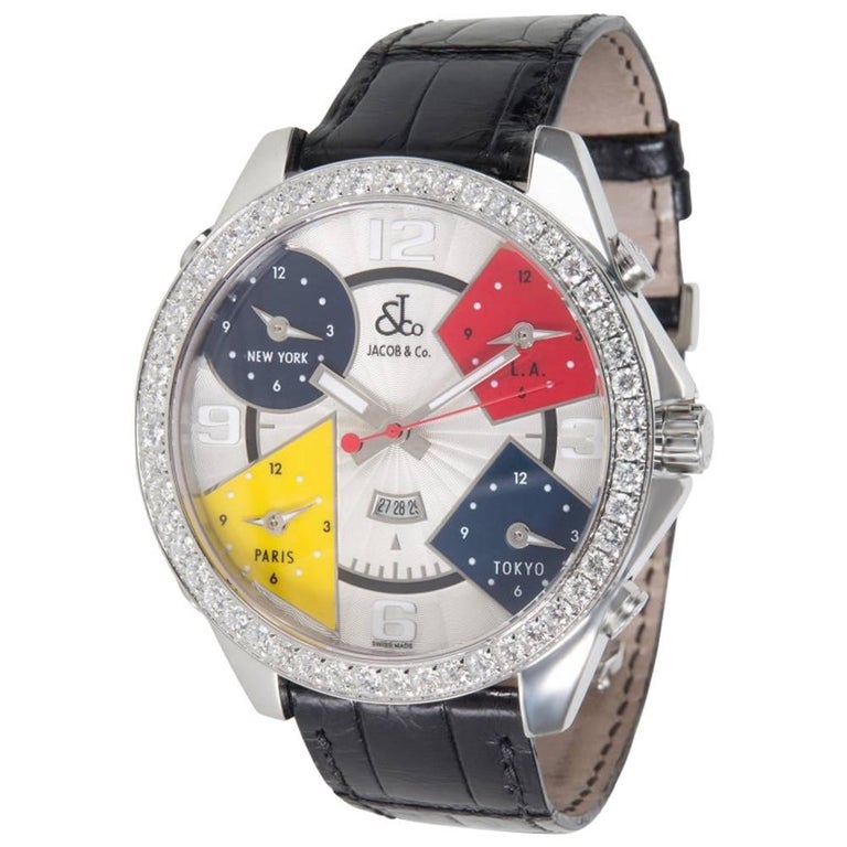 Jacob and Co. JC1 JC-1 Men's Watch in Stainless Steel For Sale at ...