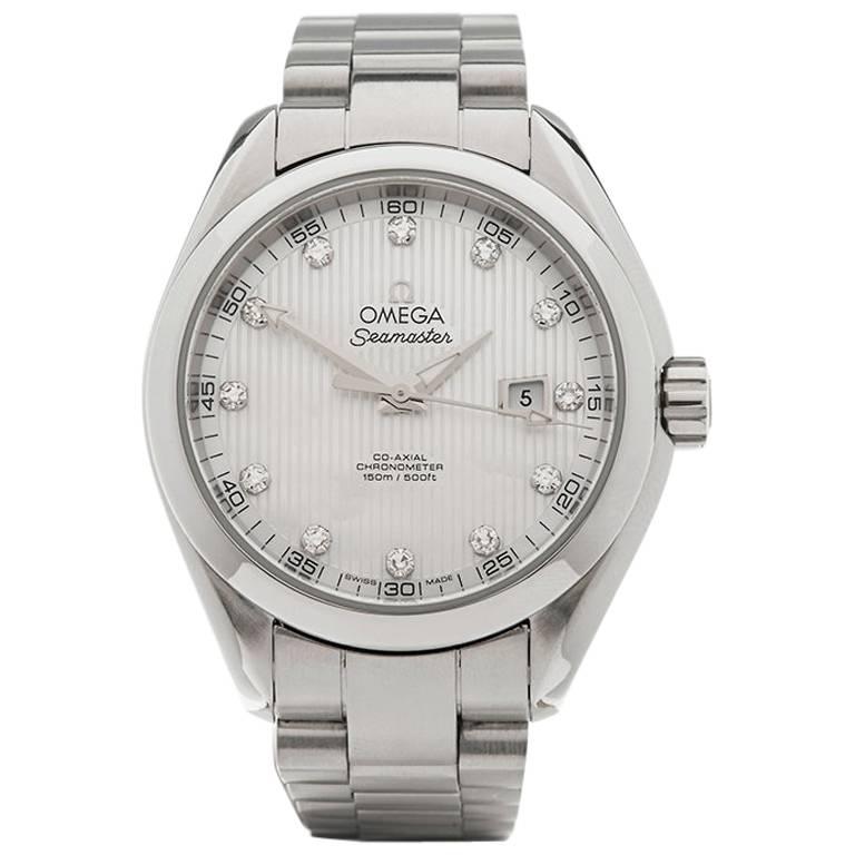 Omega Seamaster Stainless Steel Women's 231.10.34.20.55.001 For Sale at ...