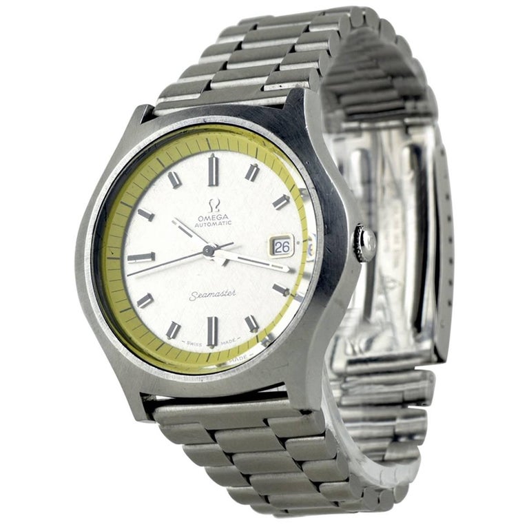 Omega Seamaster Big Yellow Automatic Date 1969 For Sale at 1stDibs ...