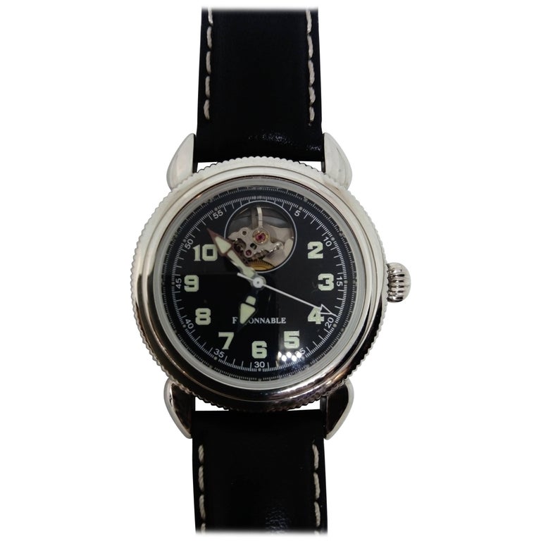 Faconnable Sapphire Back Wristwatch at 1stDibs