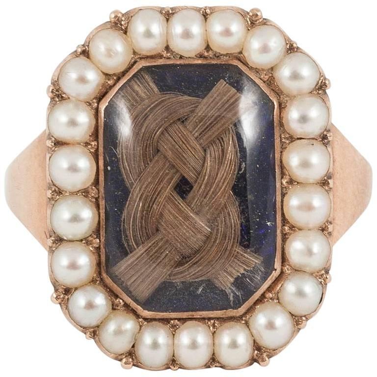 English Memorial Ring circa 1810 at 1stDibs | english memorial rings ...