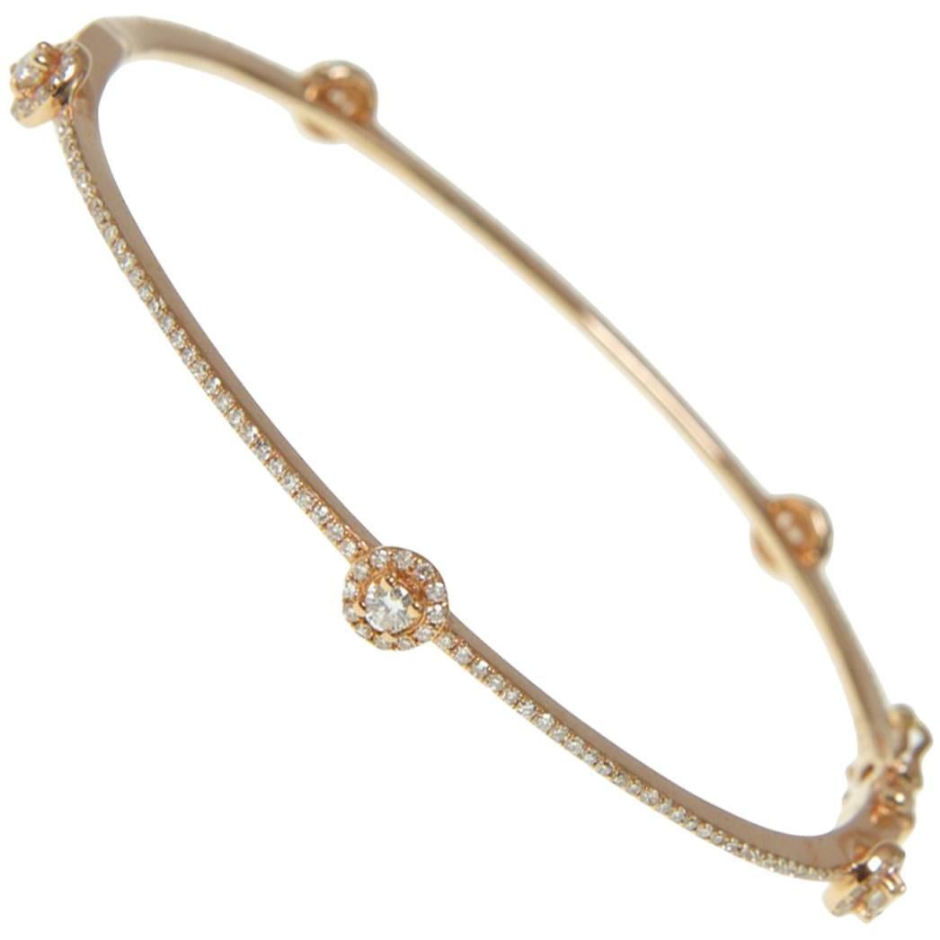 Diamond Wrap Bangle For Sale at 1stDibs