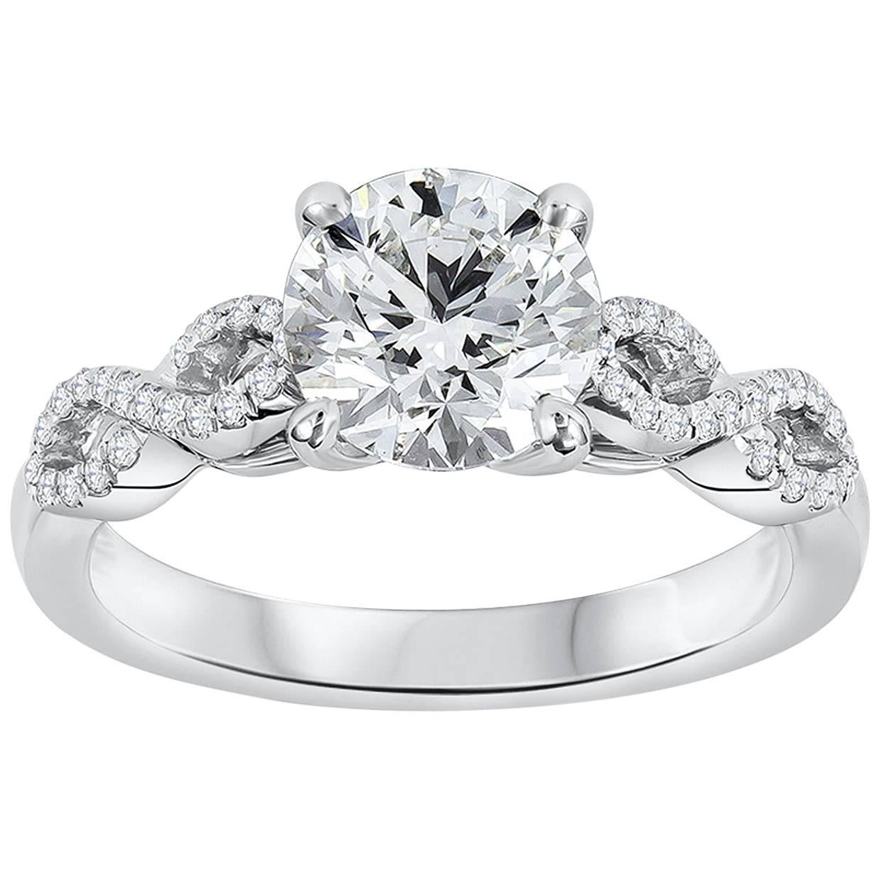 Infinity Engagement Ring - 63 For Sale on 1stDibs | infinity band ...