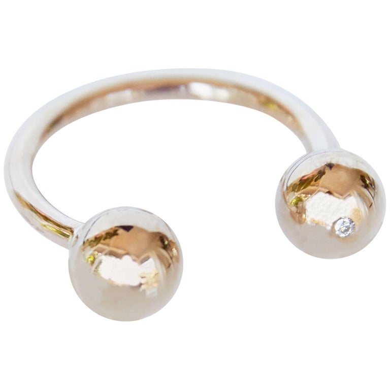 Adjustable Ring with gems at 1stDibs