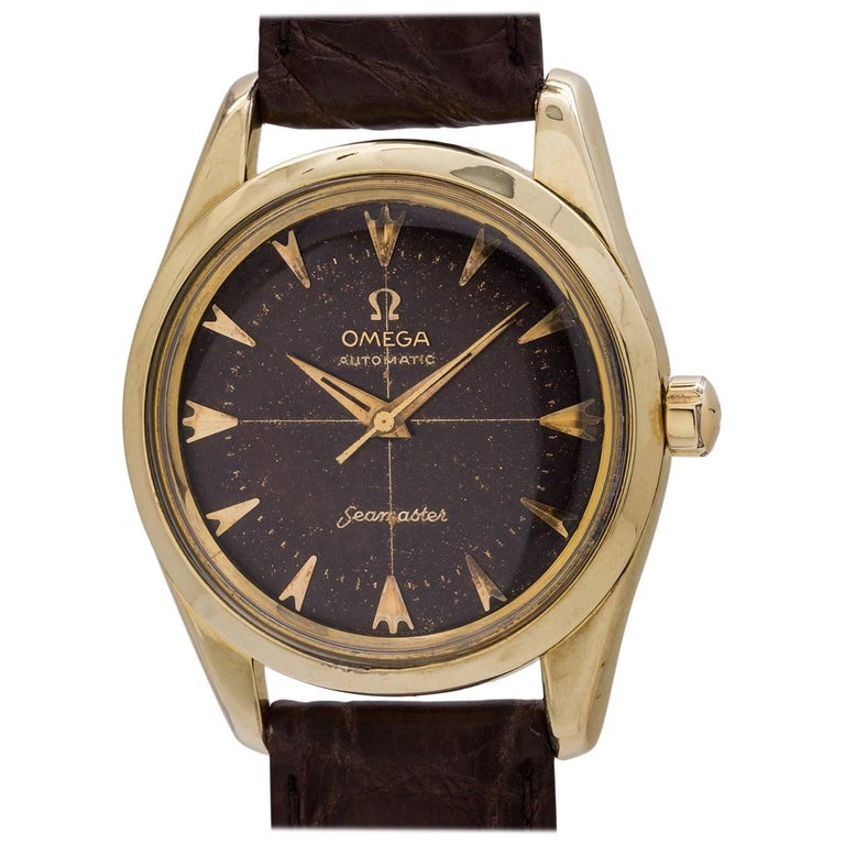 Omega Yellow Gold-Filled and Stainless Steel Geneve Wristwatch circa ...