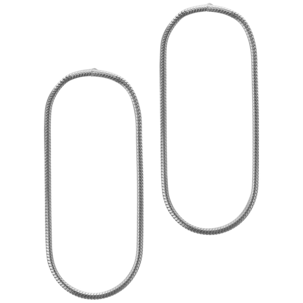 14 Karat Solid Gold Hoops Medium Minimal Round with Snake Chain Greek ...