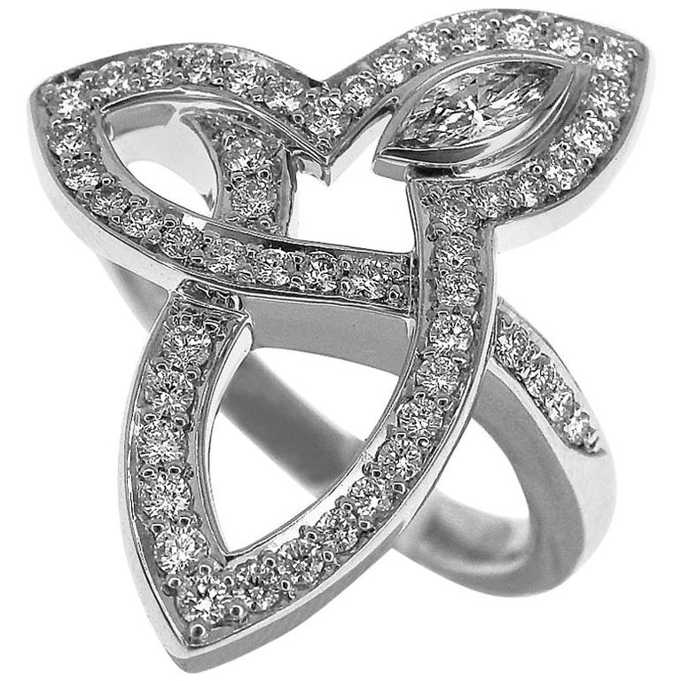 Harry Winston 5 Carat Princess Cut Diamond Platinum Eternity Ring at ...