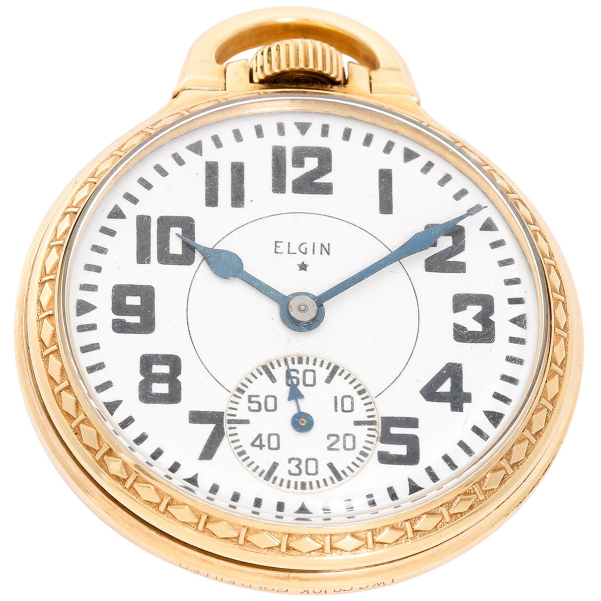 Elgin Gold-Filled Grade 102 Model 2 Manual Wind Pocket Watch at 1stDibs