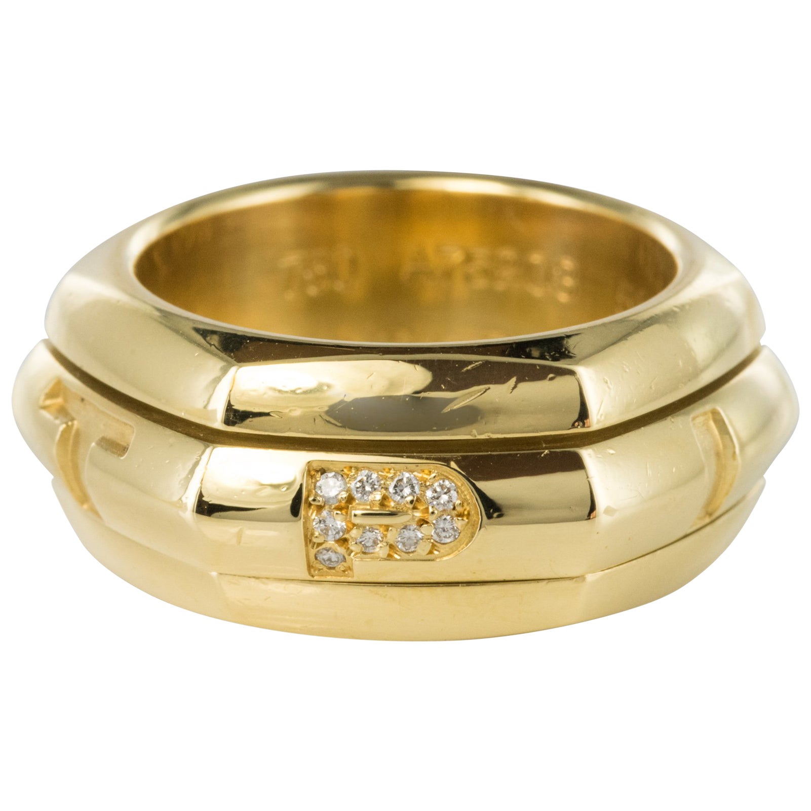 Piaget Ring, "Possession" Collection Set with Diamonds For Sale at 1stDibs
