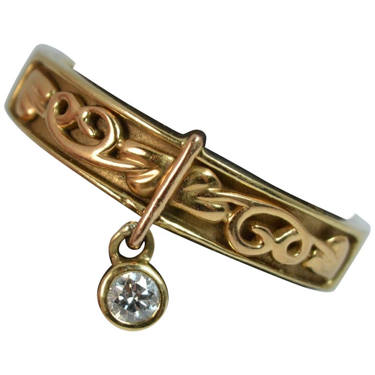 Clogau Welsh 18 Carat Gold and Diamond Evolutionary Tree Ring at ...