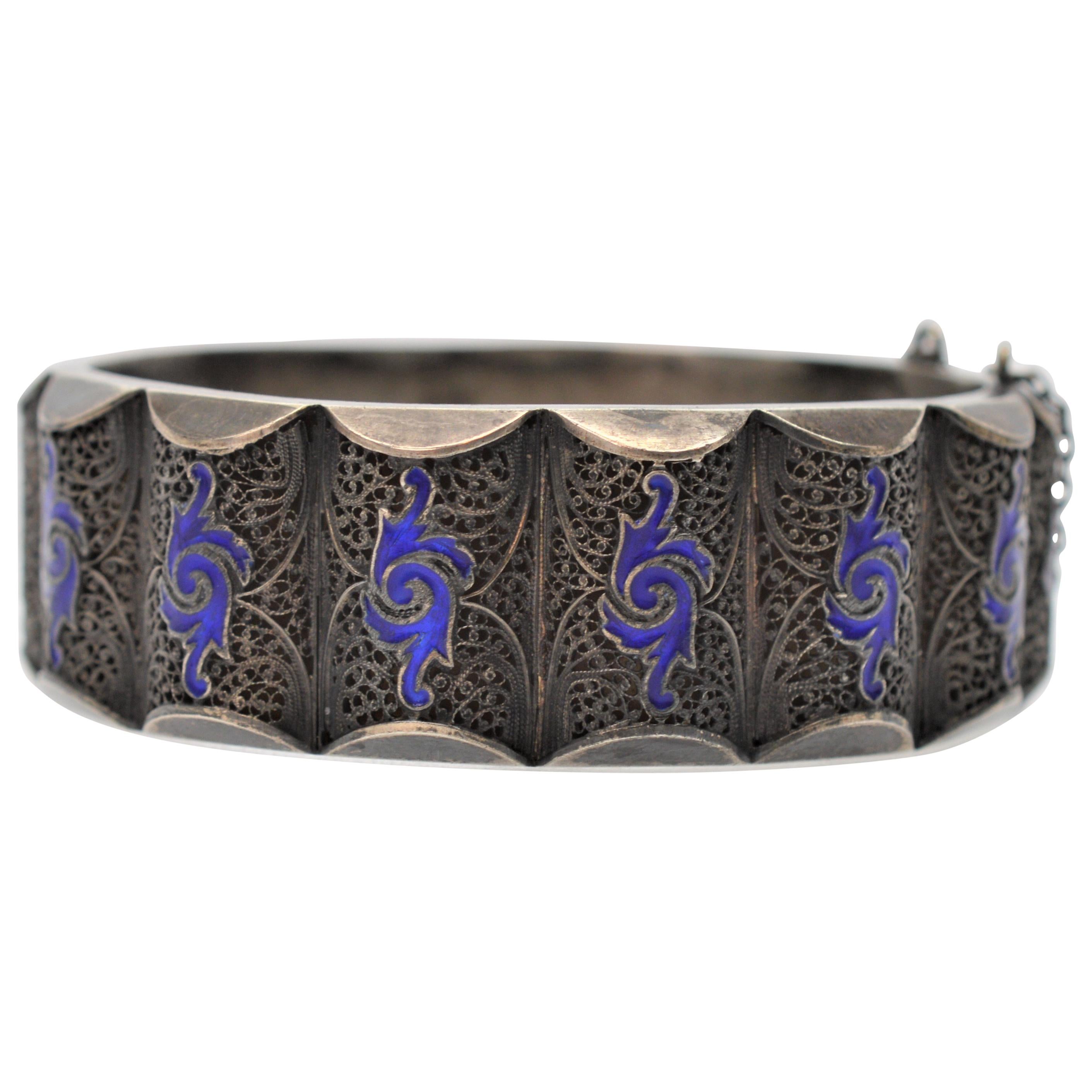 Vintage Balmain Large Gold Jeweled Cuff Bracelet For Sale at 1stDibs ...