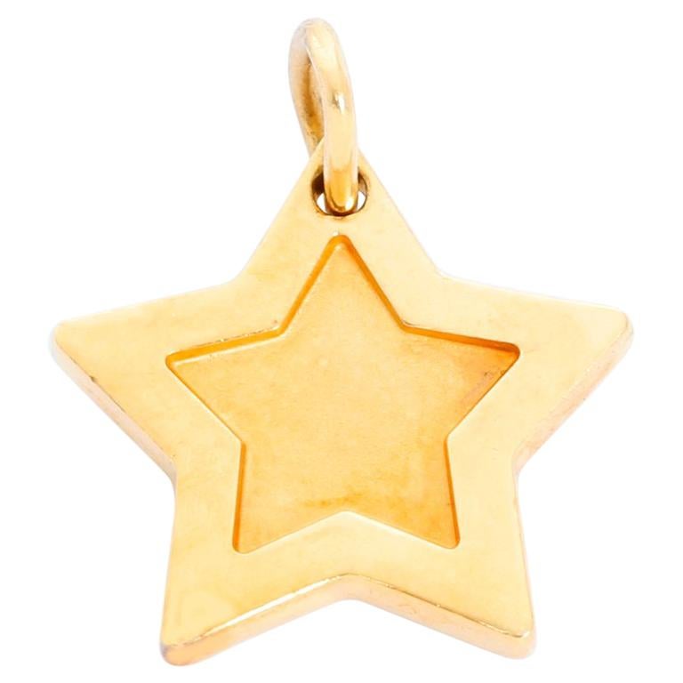 Tiffany and Co. Yellow Gold Star Charm at 1stDibs