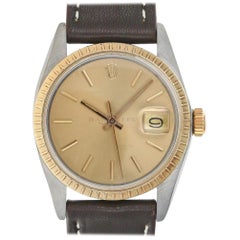 Rolex 8961 Precision 18 Karat Yellow Gold Champagne Stick Dial 351xxx ...