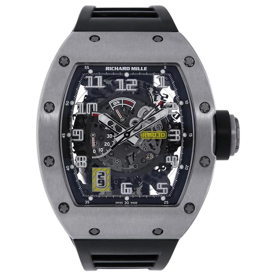 Richard Mille RM030 Titanium Automatic Watch For Sale at 1stDibs | rm ...