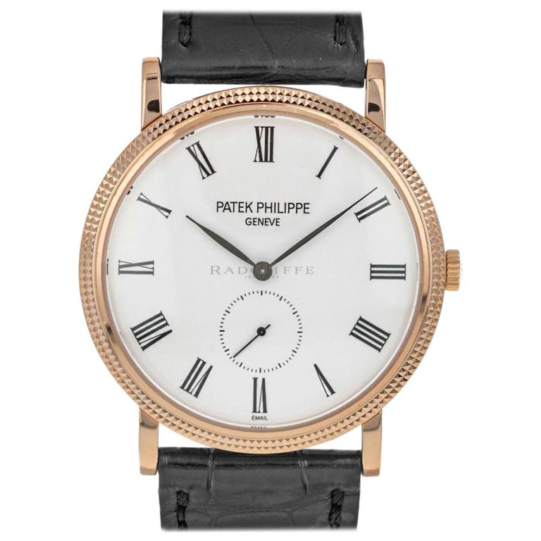Patek Philippe 5116 Enamel Dial 5116R-001 Hobnail Calatrava Swiss ...