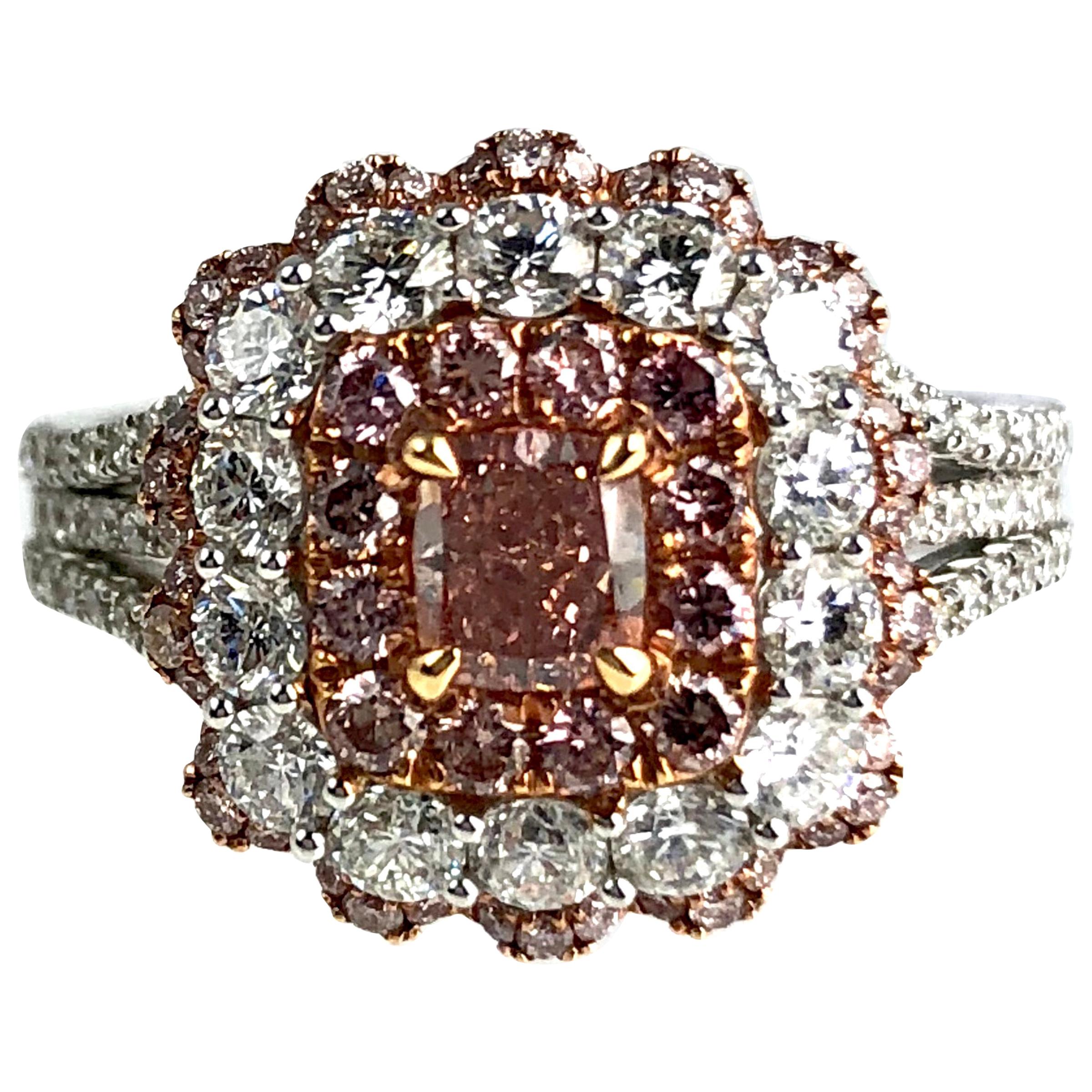 Antique Pink Diamond Rings - 239 For Sale at 1stdibs