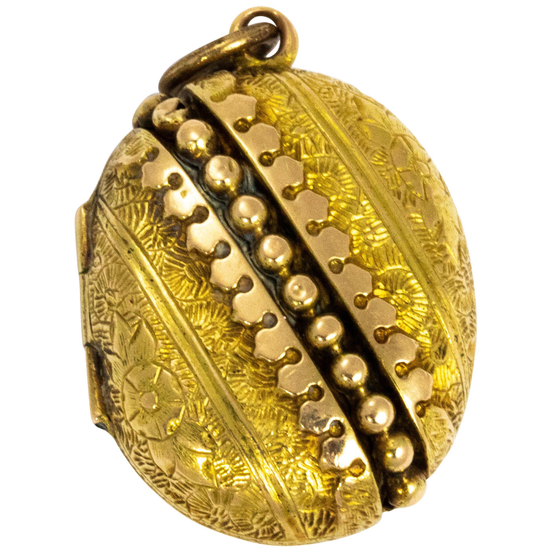 Late Victorian Gold Locket at 1stDibs