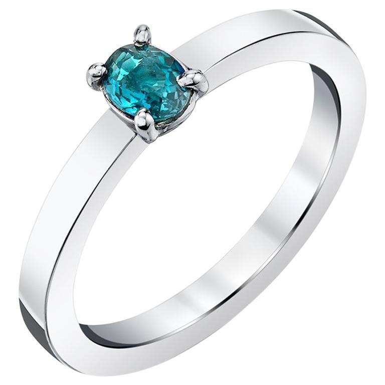 Alexandrite White Gold Ring at 1stDibs