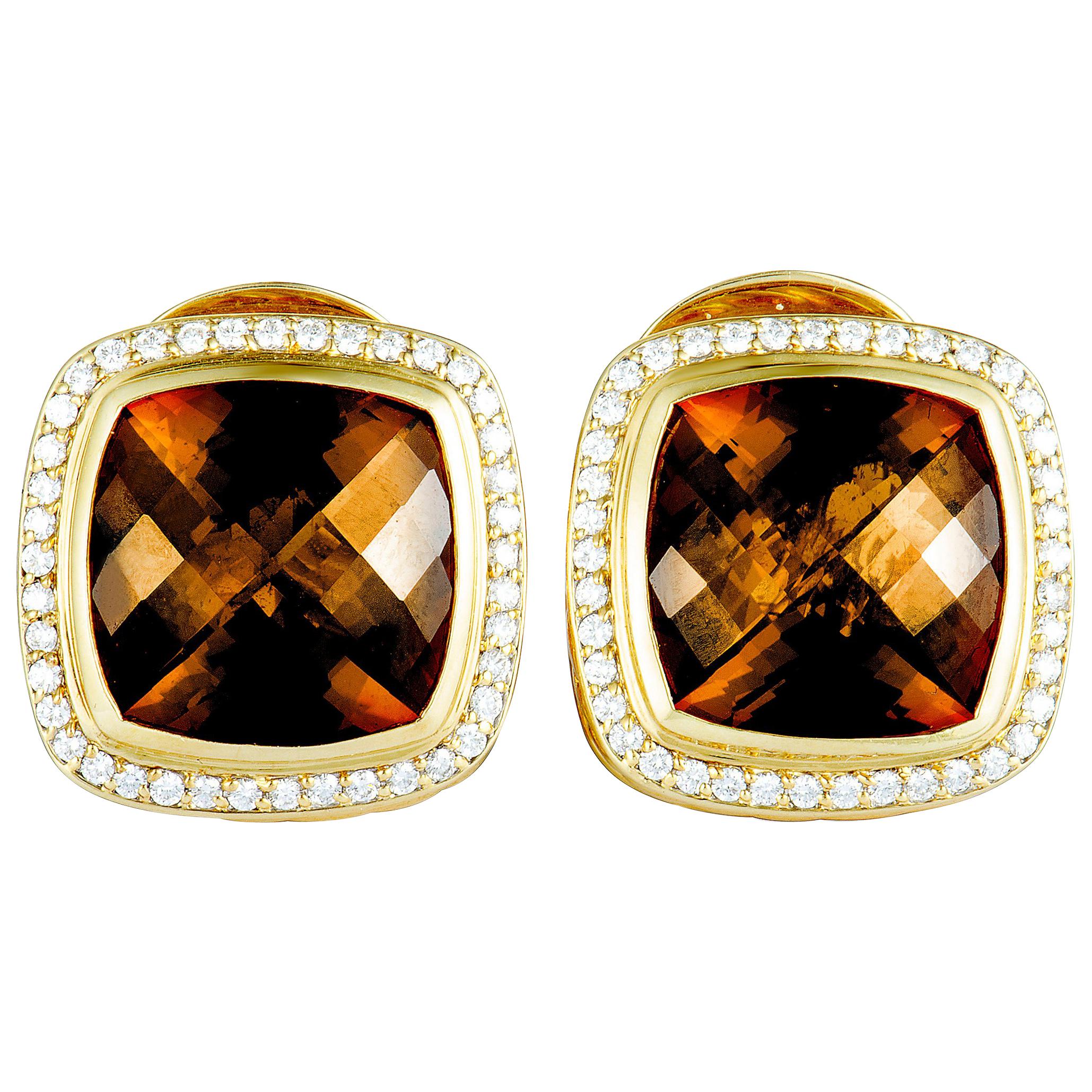 Van Cleef and Arpels Snowflake Diamond Platinum Large Omega Back ...