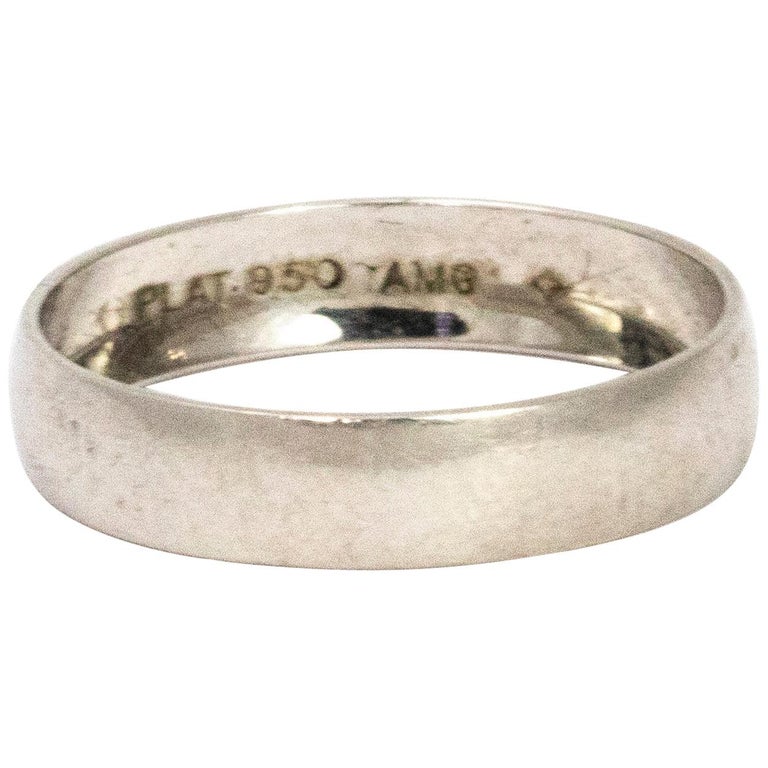 Alan Martin Gard Platinum Band For Sale at 1stDibs
