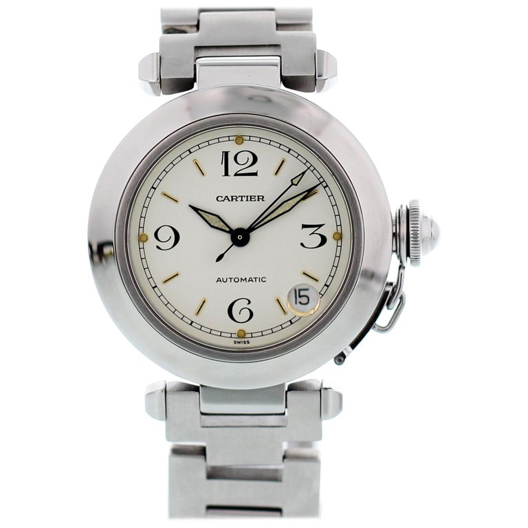 Cartier Pasha 2324 Stainless Steel Automatic at 1stDibs | pasha de ...