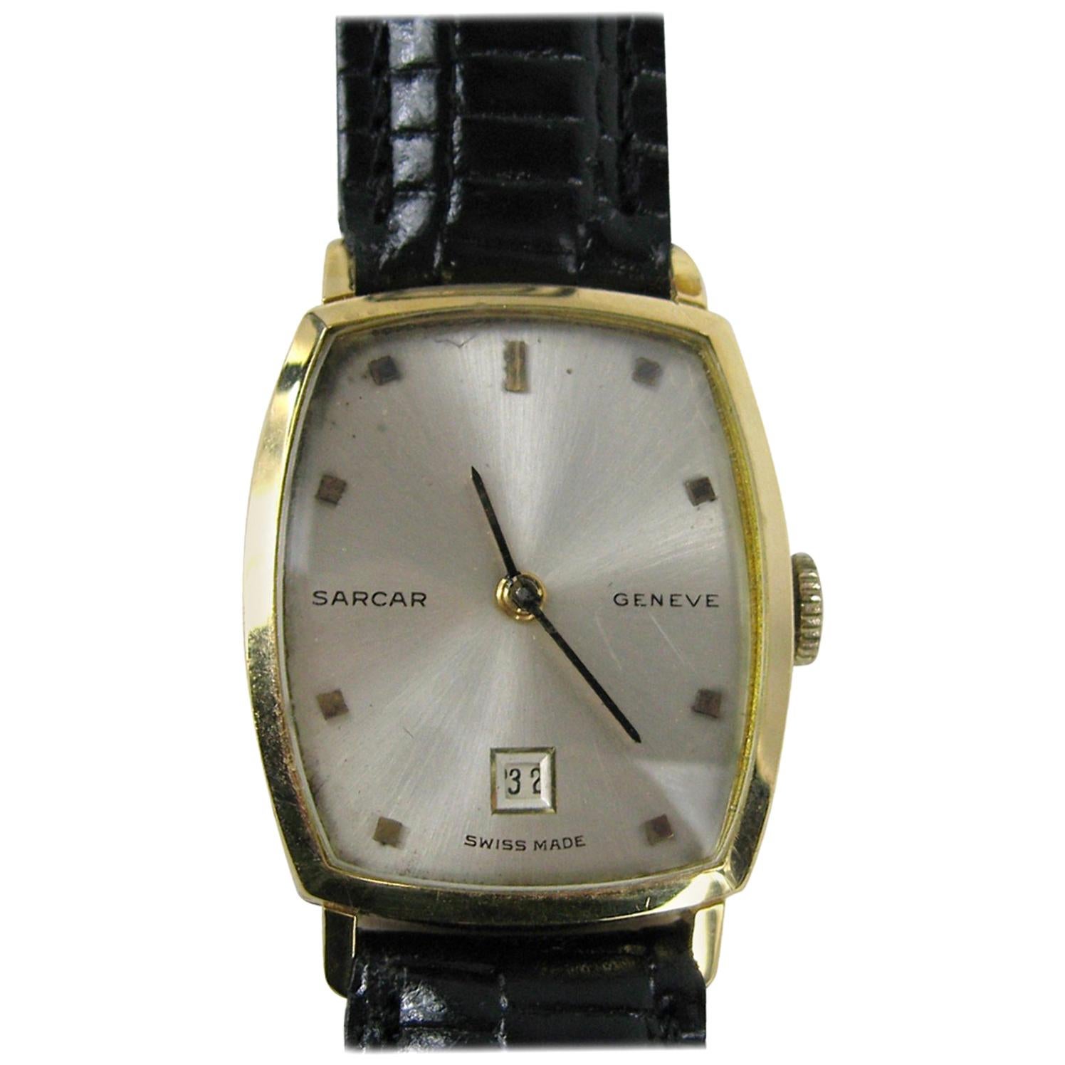 Sarcar Geneve 18 Karat Yellow Gold Diamonds and Rubies Watch For Sale ...