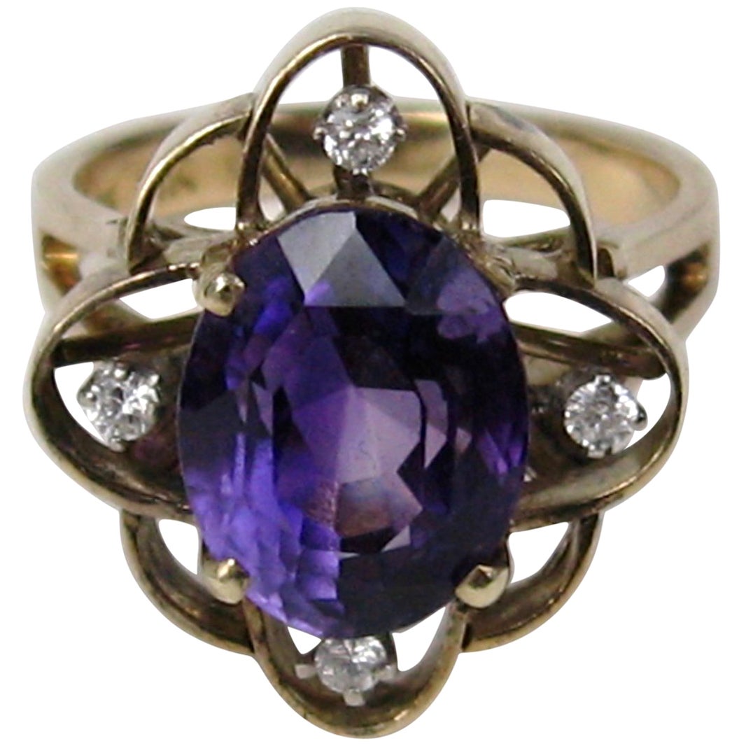 Victorian Amethyst Ring for Divination, Scrying, Soothsaying or Just ...