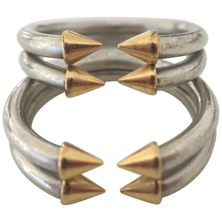 Bulgari Platinum Stacking Rings Jewelry, circa 1970 For Sale at 1stDibs