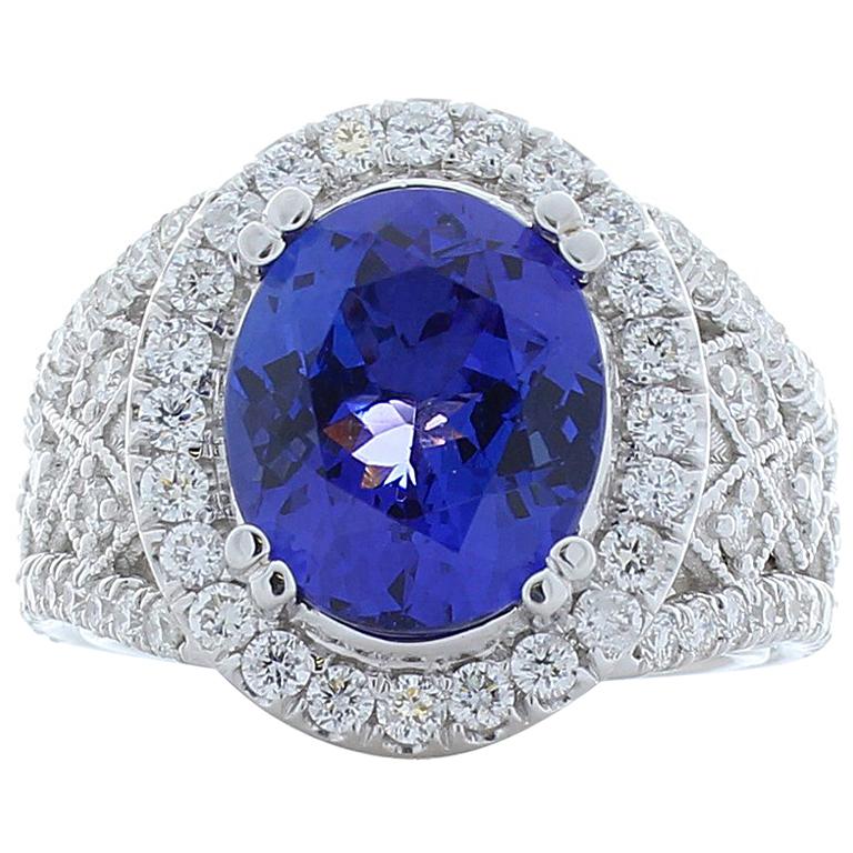 Antique Tanzanite Rings - 592 For Sale at 1stdibs