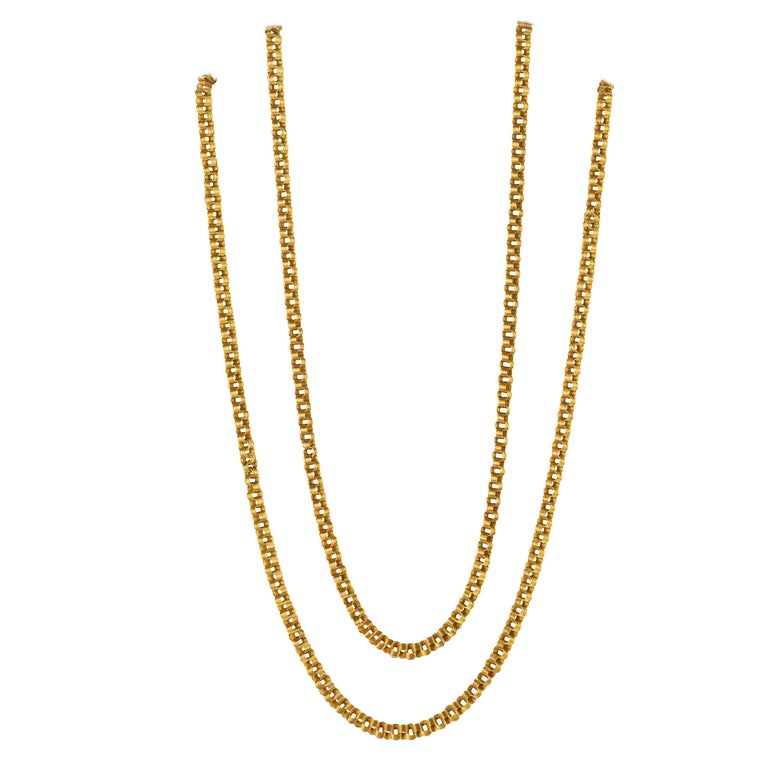 Russian Imperial-era Gold Chain, Moscow, circa 1910 For Sale at 1stDibs ...