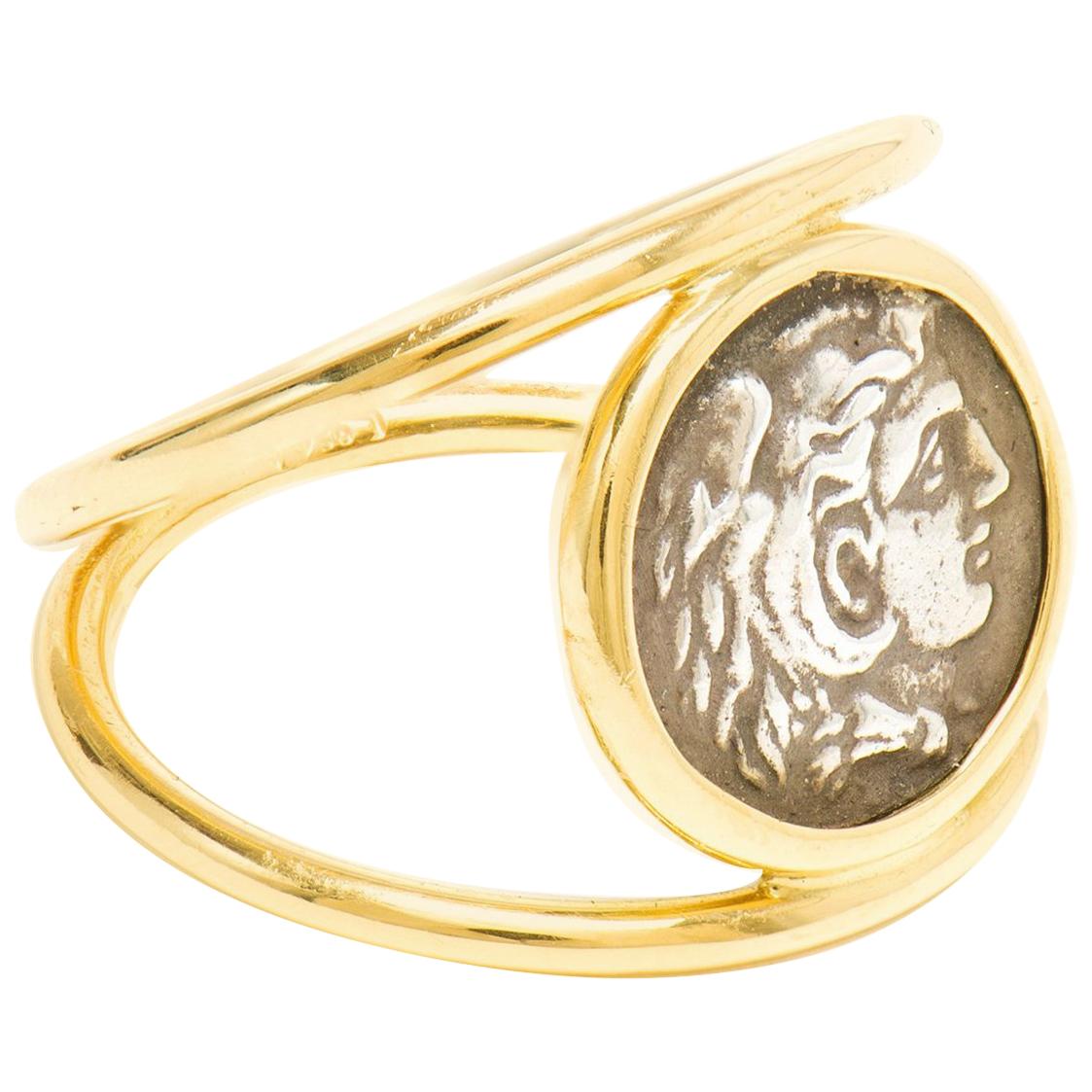 Renaissance Silver Signet Ring at 1stDibs