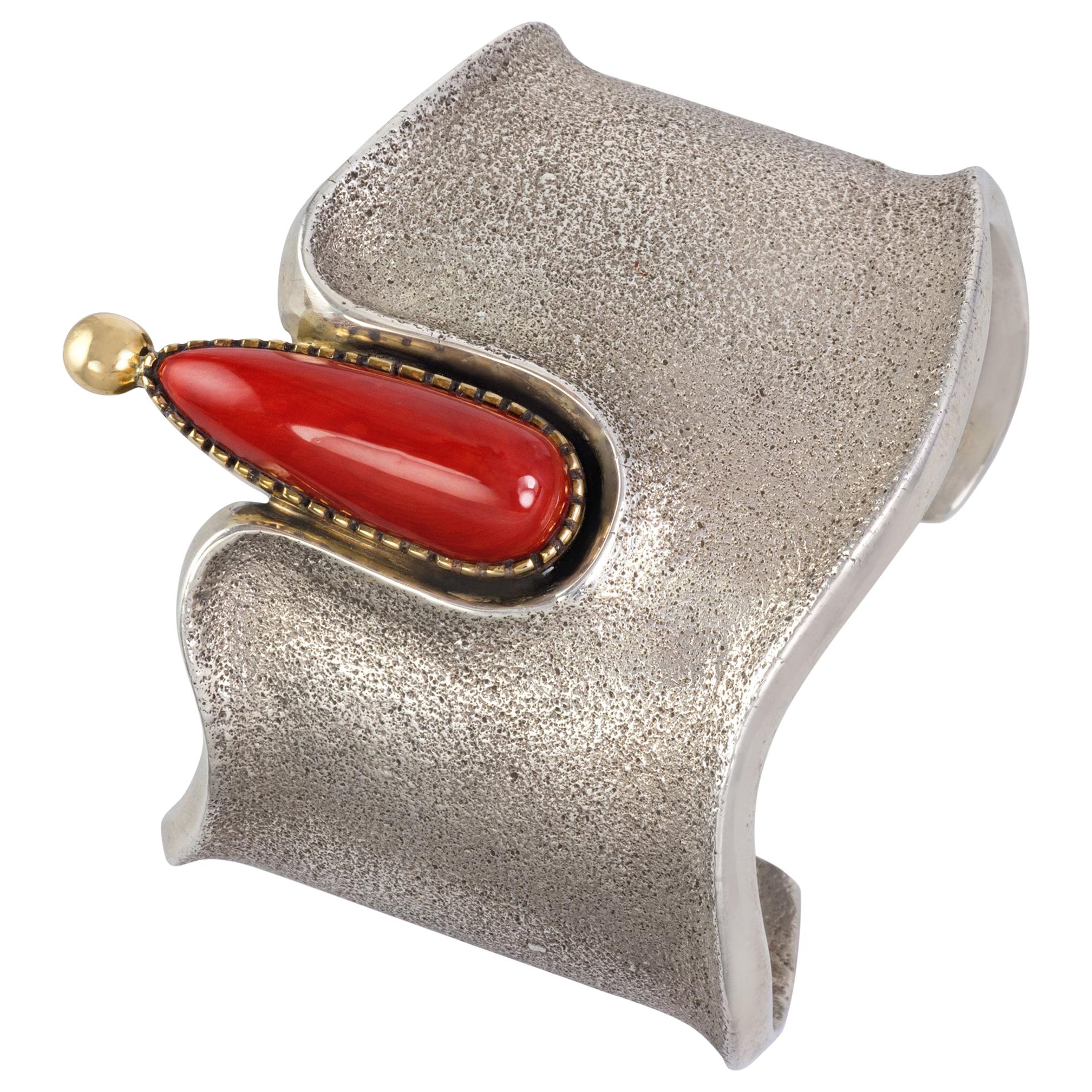 Vintage Chanel Gold Cut Out Logo Statement Cuff 1980s For Sale at ...