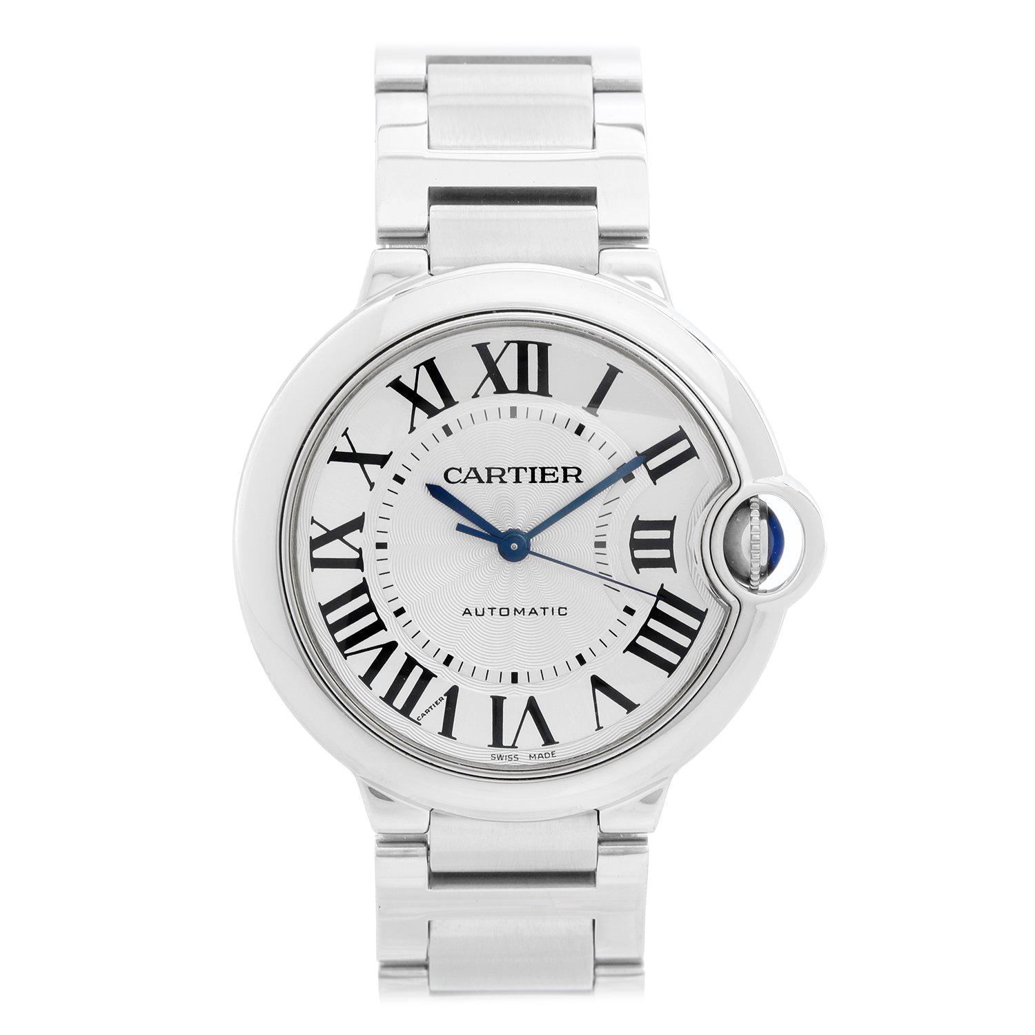 Cartier Ballon Bleu Midsize Stainless Steel Watch W6920046 at 1stDibs
