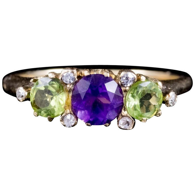 Antique 18 Carat Gold Suffragette Ring Victorian, circa 1900 at 1stDibs