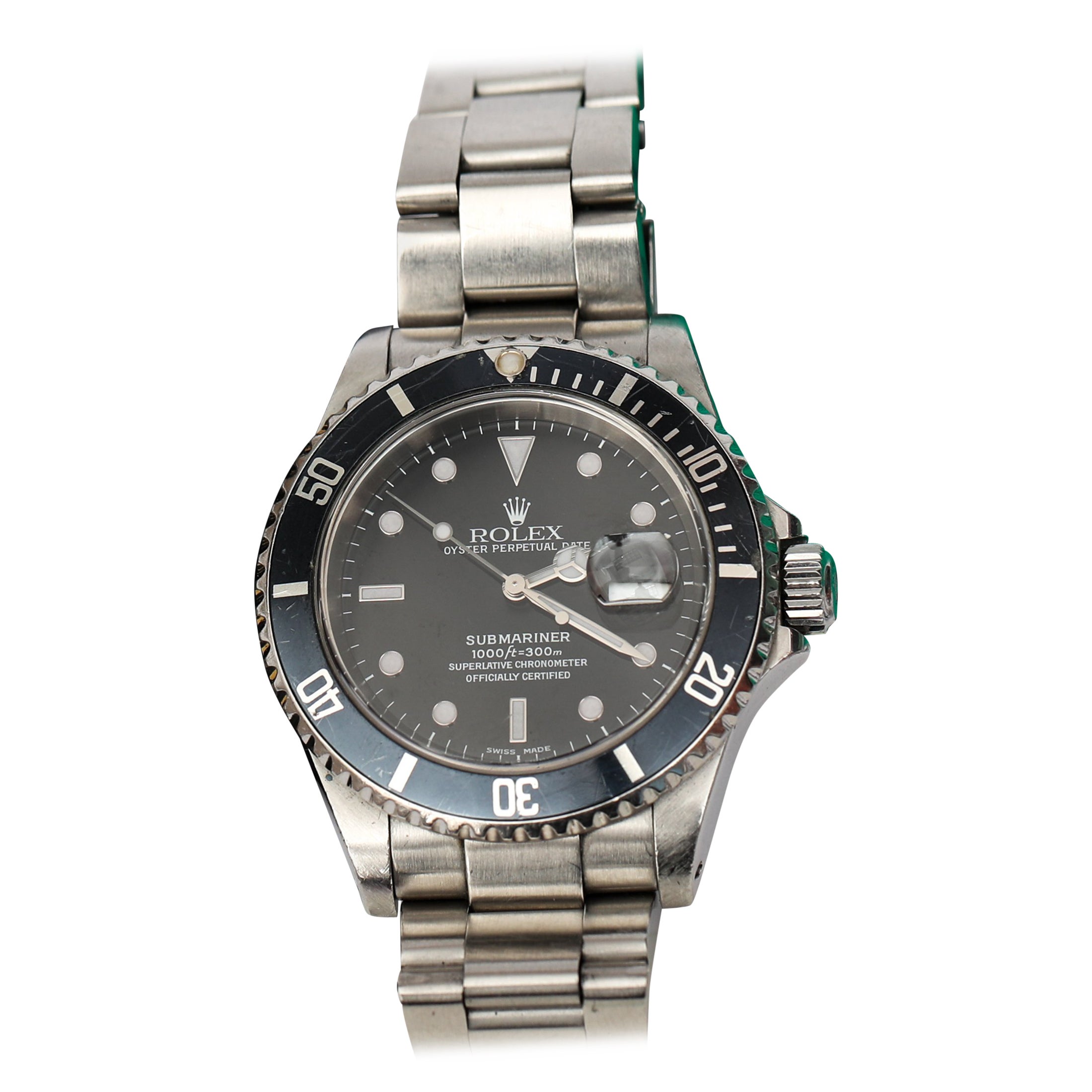 Rolex Yellow Gold Submariner Diver's Automatic Wristwatch Ref 116618 at ...