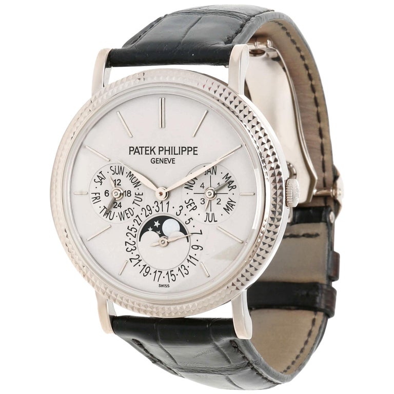 Patek Philippe Perpetual Calendar 5139G-001 Men's Watch in 18 Karat ...