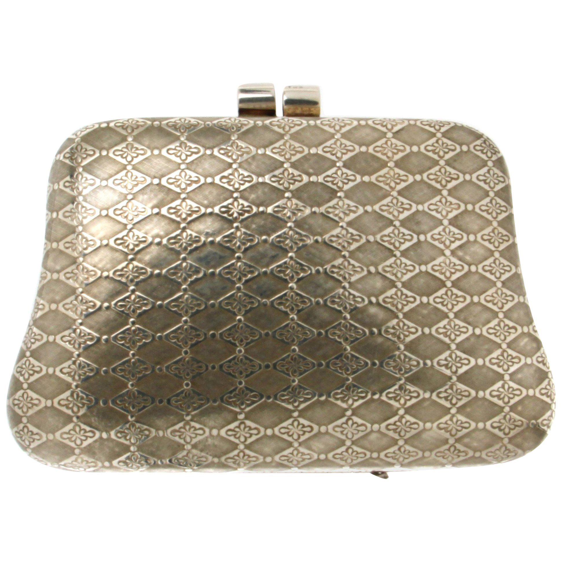 925 Karat Silver Bag at 1stDibs