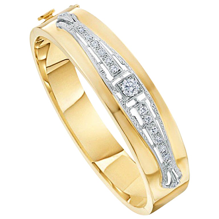 Chanel Gold Embossed Bangle at 1stDibs