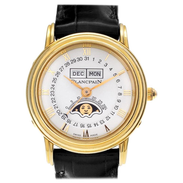 Certified Authentic Blancpain Leman 4620, White Dial at 1stDibs