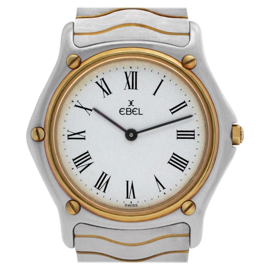 Authentic Ladies Ebel Classic Wave Diamond Quartz Watch at 1stDibs