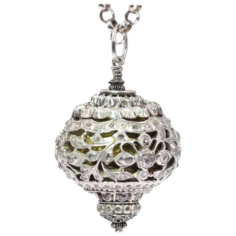 Antique 16th Century Diamond Embellished Pomander Sphere at 1stDibs ...