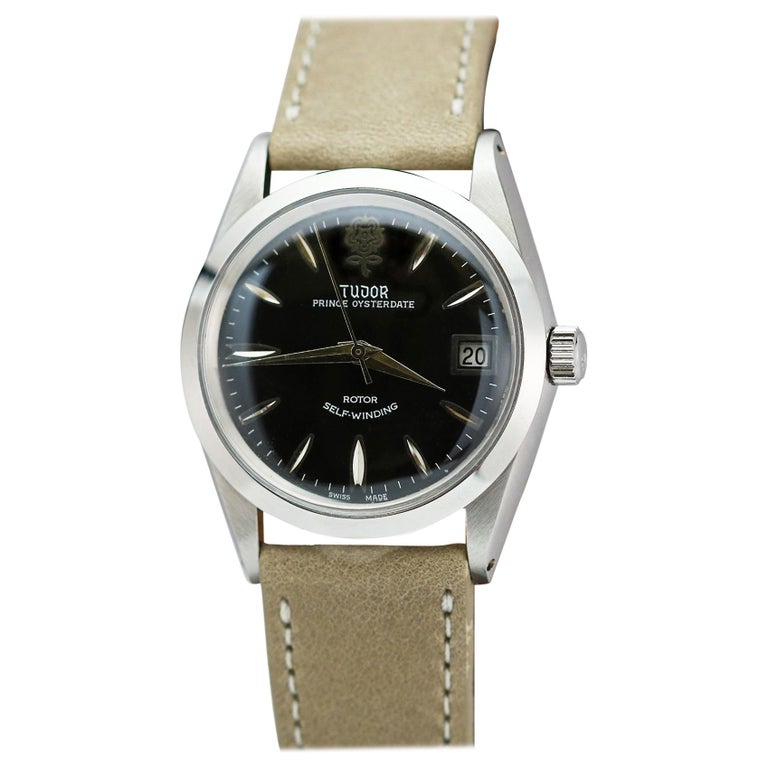 Tudor Stainless Steel Prince Oyster Date Ref 7964 Wristwatch, circa ...