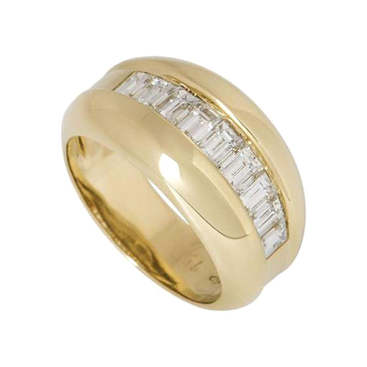 Cartier C Heart of Cartier Diamond Gold Eternity Band Ring at 1stDibs ...