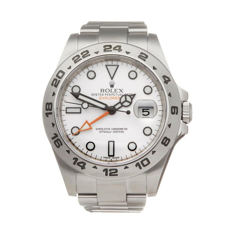 Rolex Explorer II Stainless Steel 216570 Wristwatch at 1stDibs